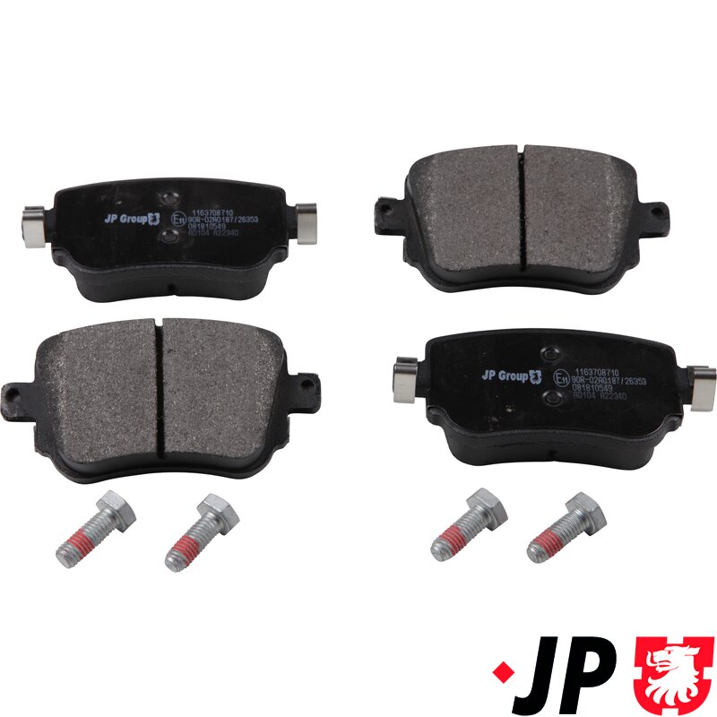 Mk4 Caddy Rear Brake Pads (Without Wear Sensors) - Cool Air VW